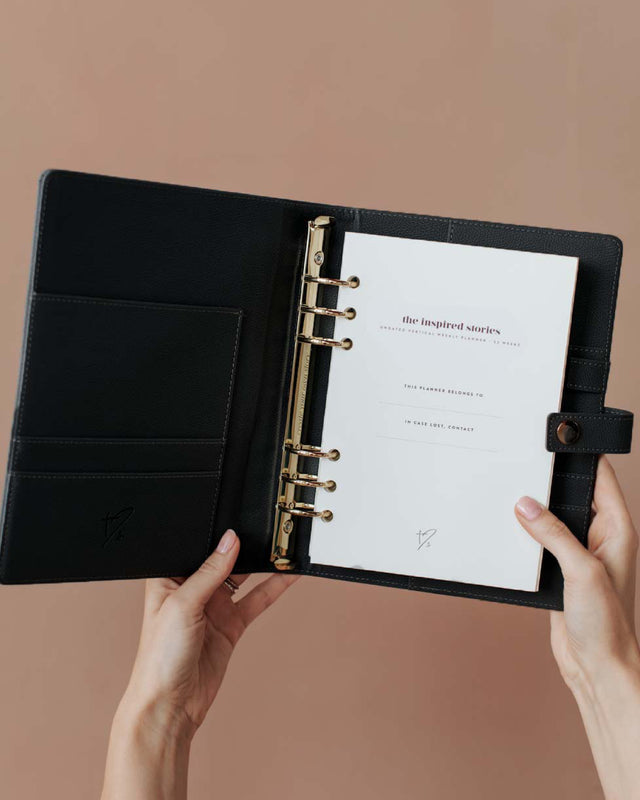 Undated Vertical Weekly Ring Binder Planner Set – The Inspired Stories