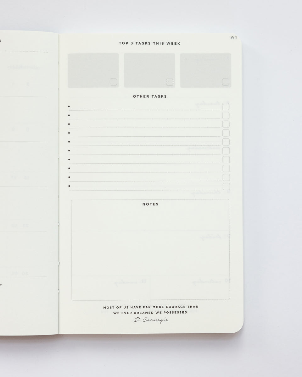 2026 Minimal Planner – The Inspired Stories
