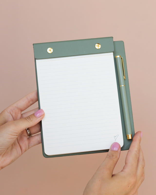 Refillable Notepad & Pen – The Inspired Stories