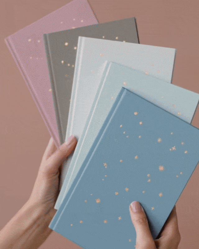 Starry Lined Notebook – The Inspired Stories