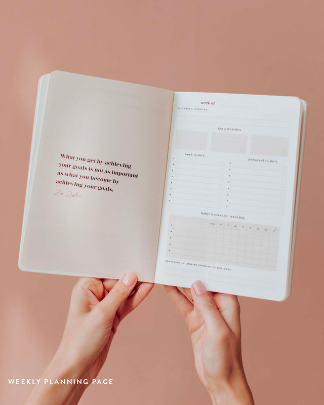 Undated Lifestyle Weekly Planner – The Inspired Stories