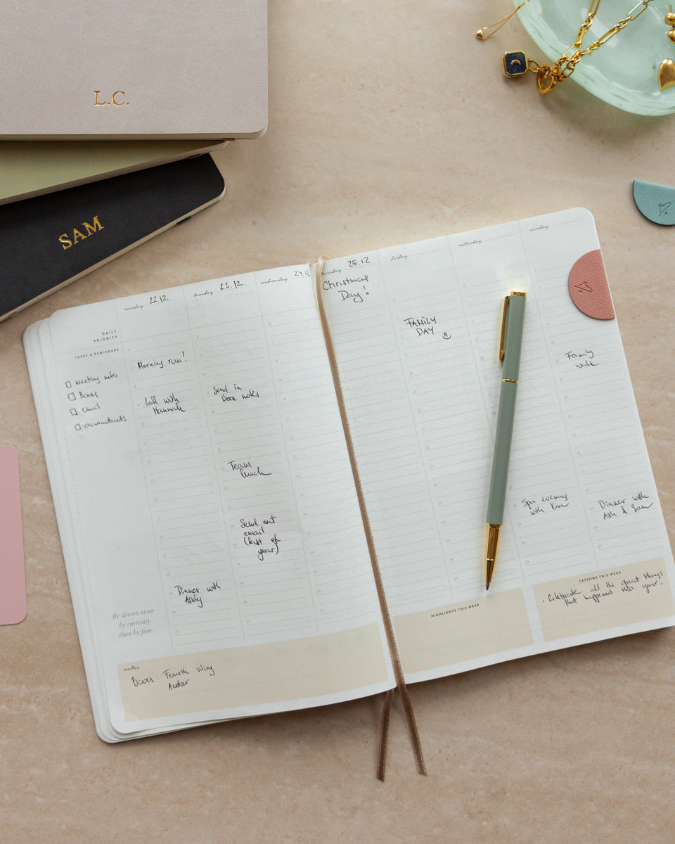 (New Edition) Undated Vertical Weekly Planner – The Inspired Stories