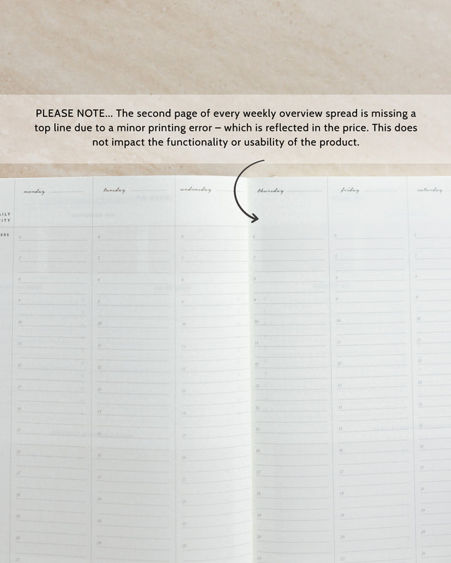 Undated Vertical Weekly Planner – The Inspired Stories