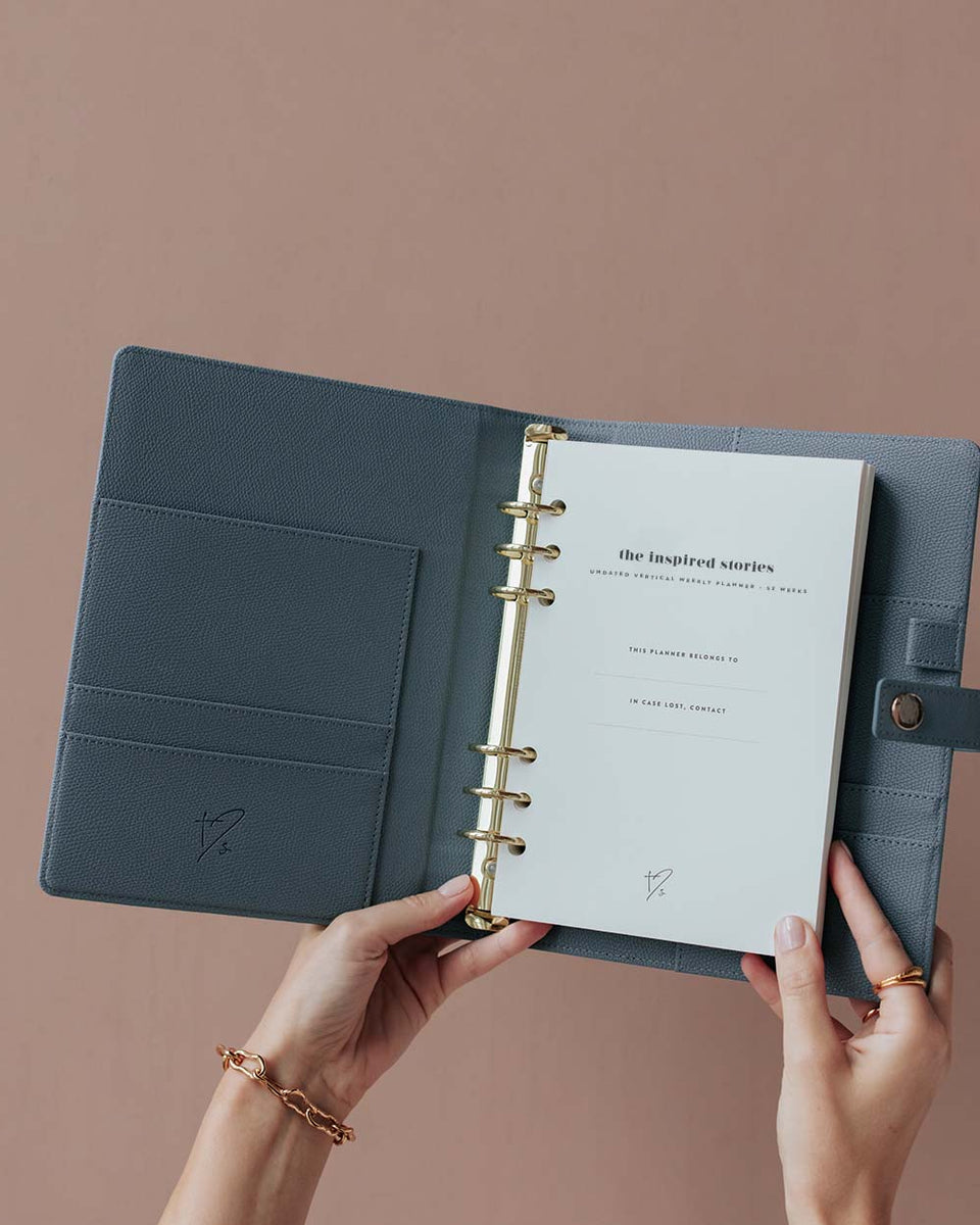 Undated Vertical Weekly Ring Binder Planner Set – The Inspired Stories